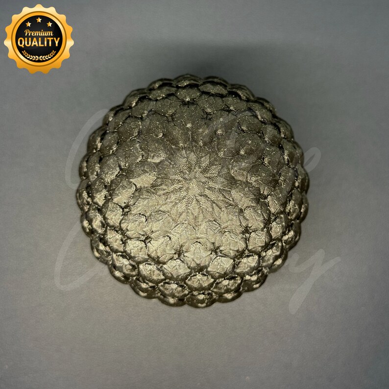 3D Printed Dragon Egg Gift Box: Lockable Black Glitter Container - Etsy
