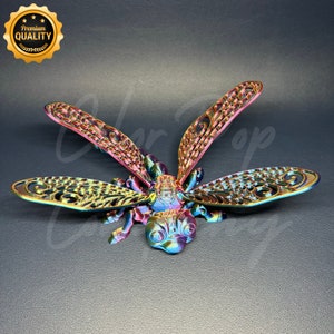 Articulated Flexible Dragonfly, 3d Printed Premium Flexible Fidget Toy ...