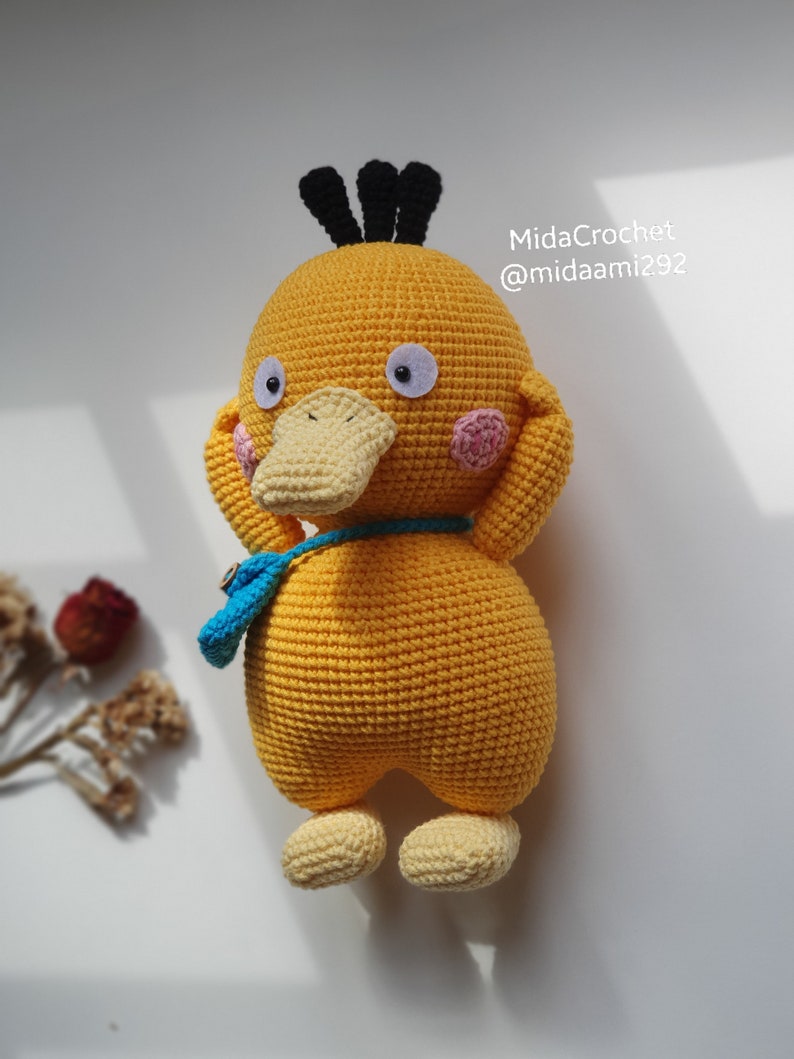 Psyduck Amigurumi Crochet Pattern in English Midacrochet - Etsy