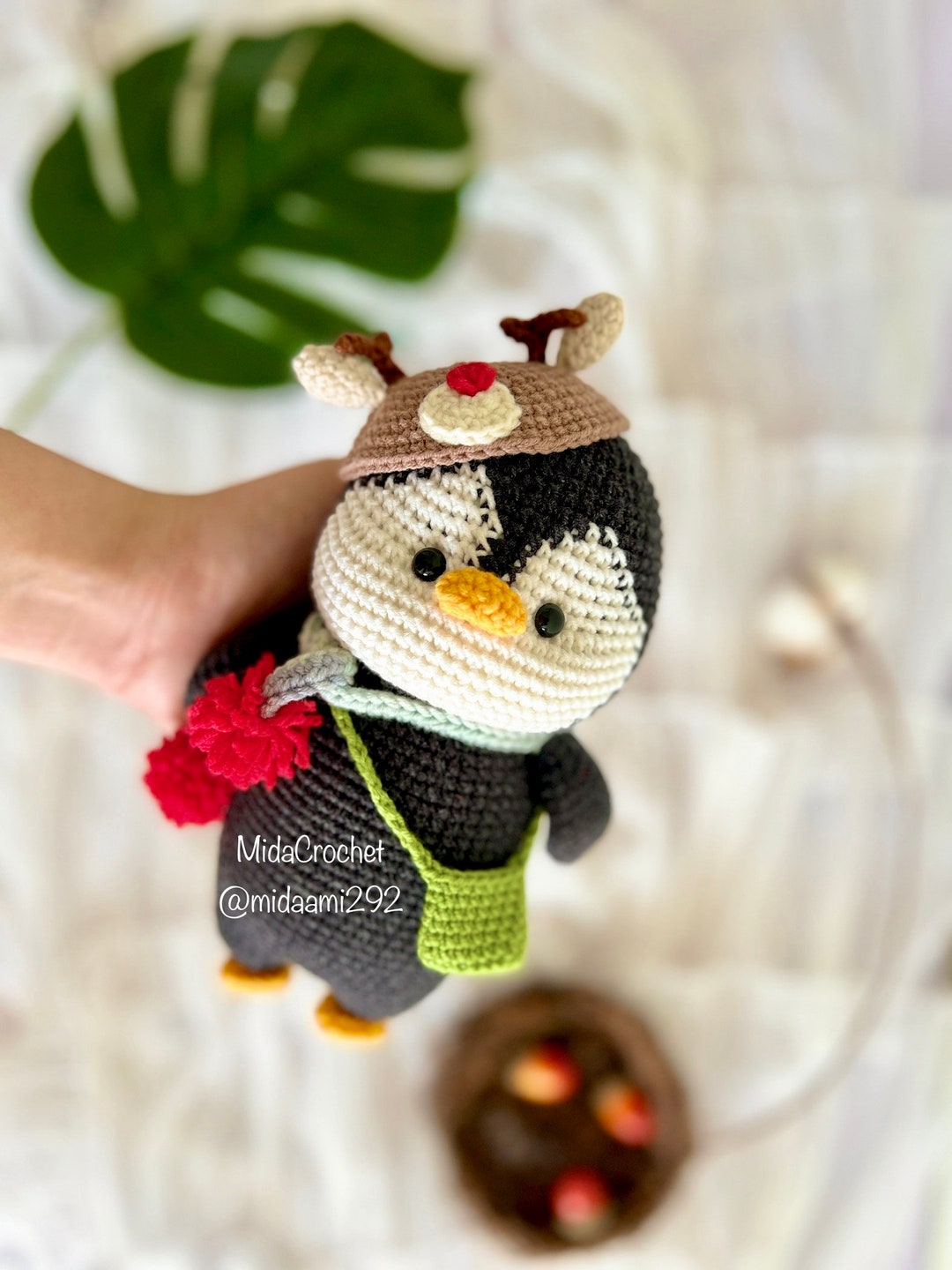 Penguin Crochet Pattern, Cute Penguin Pattern, Amigurumi Penguin ...