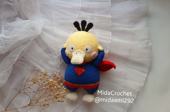 Psyduck Style S Amigurumi Crochet Pattern in English | Etsy