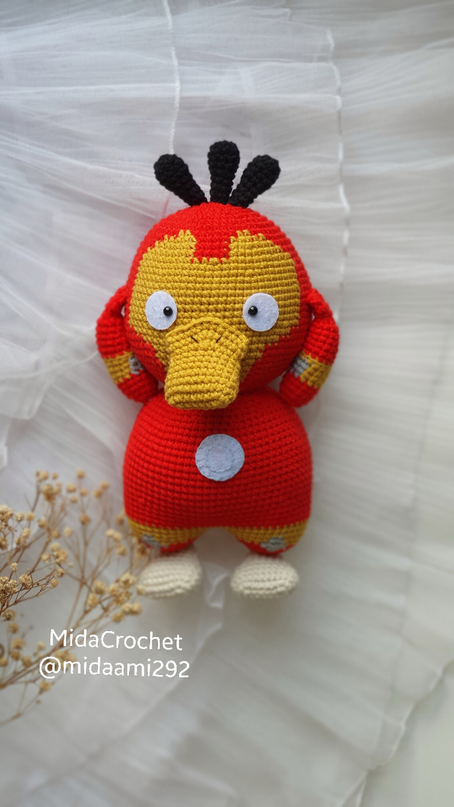 Psyduck Style I Amigurumi Crochet Pattern in English - Etsy