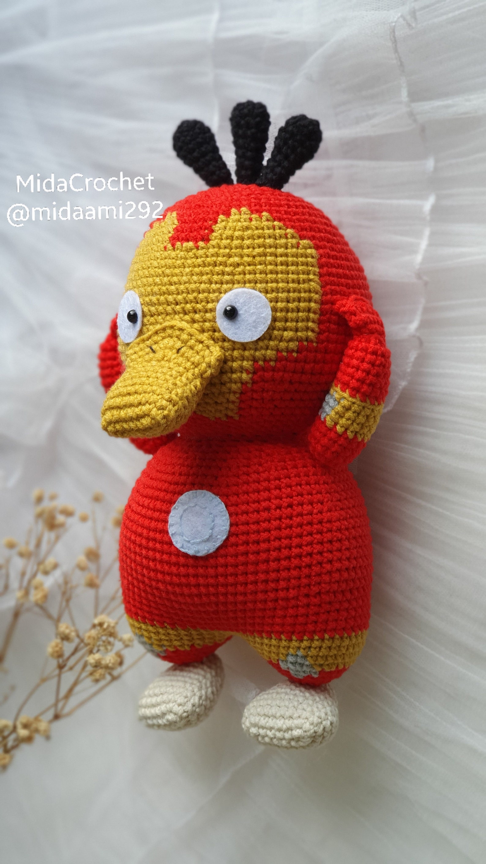 Psyduck Style I Amigurumi Crochet Pattern in English - Etsy