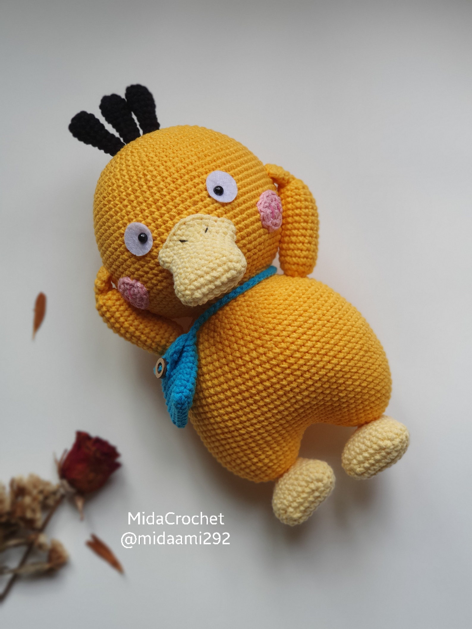 Psyduck Amigurumi Crochet Pattern in English Midacrochet - Etsy