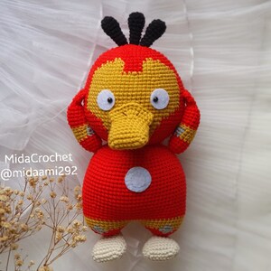 Psyduck Style I Amigurumi Crochet Pattern in English Midacrochet - Etsy