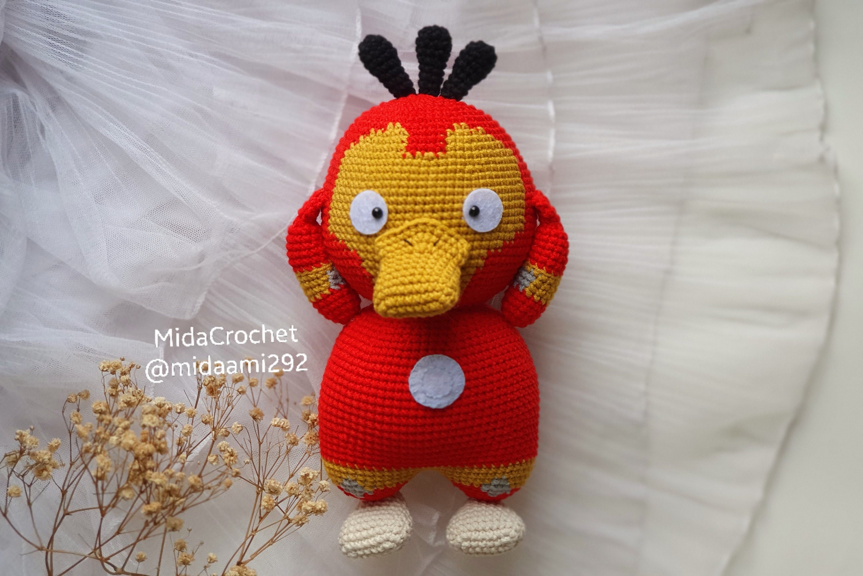 Psyduck Style I Amigurumi Crochet Pattern in English - Etsy