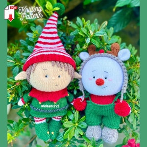 Christmas Elf Doll Knitting Pattern: Santa's Helper Toy (PDF Pattern ...