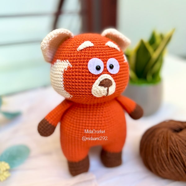 Crochet Red Panda - Etsy