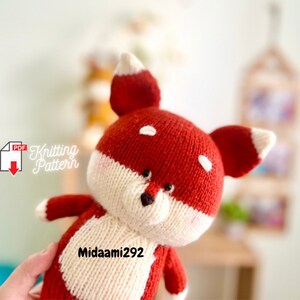 Fox Knitting Pattern: Knitted Toy Tutorial (PDF Pattern) - Etsy