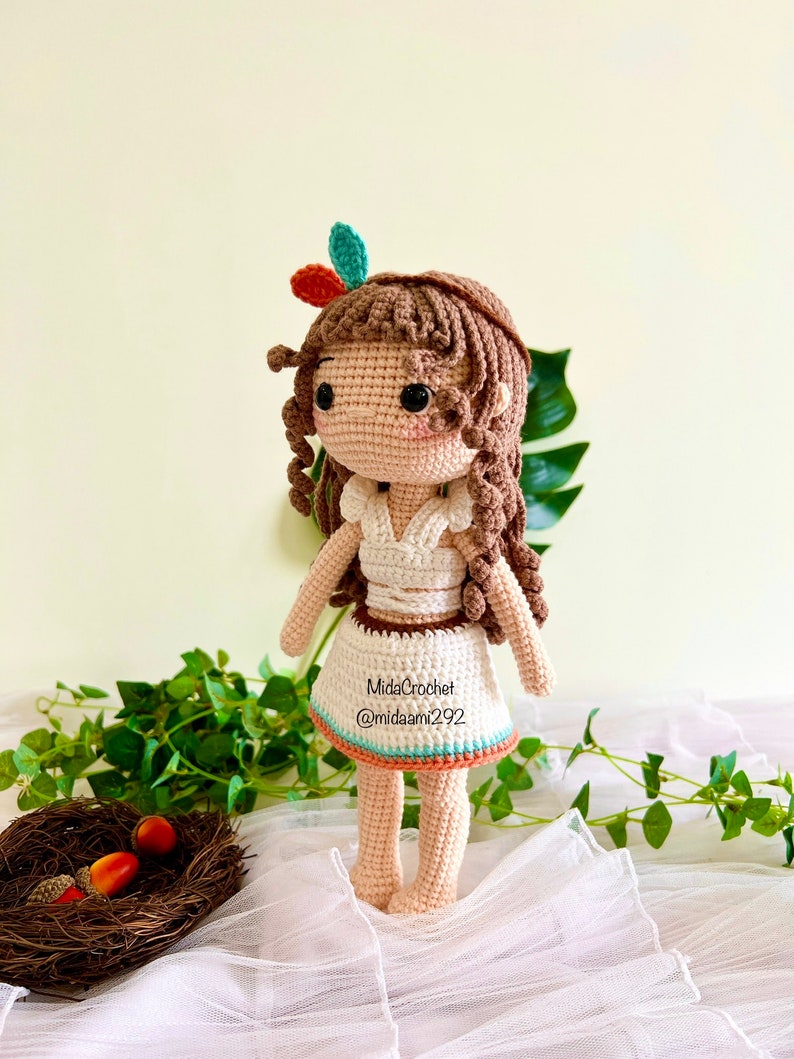 Crochet Doll Pattern Amigurumi Doll Pattern Pdf In English Boho Gril