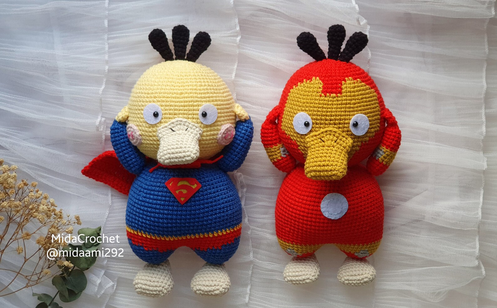 Psyduck Style I Amigurumi Crochet Pattern in English - Etsy