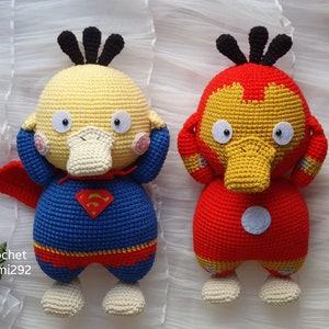 Psyduck Style I Amigurumi Crochet Pattern in English Midacrochet - Etsy