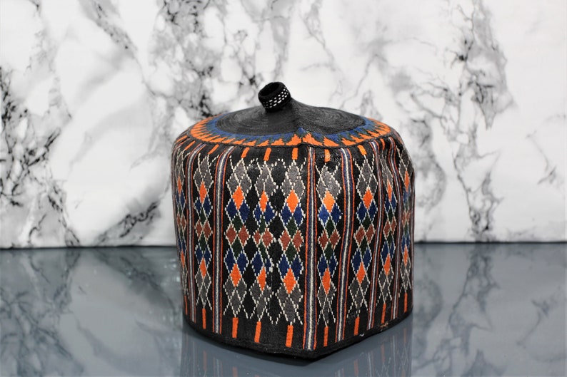 African Kufi Cap, Hausa Cap, Mallam Cap, Fulani Hat, African Mens Hat ...