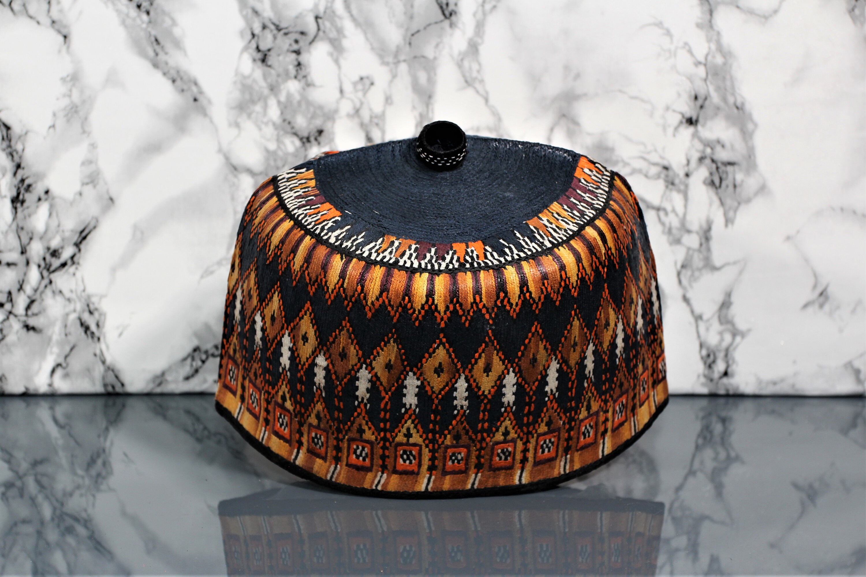 African Kufi Cap, Hausa Cap, Mallam Cap, Fulani Hat, African Mens Hat ...