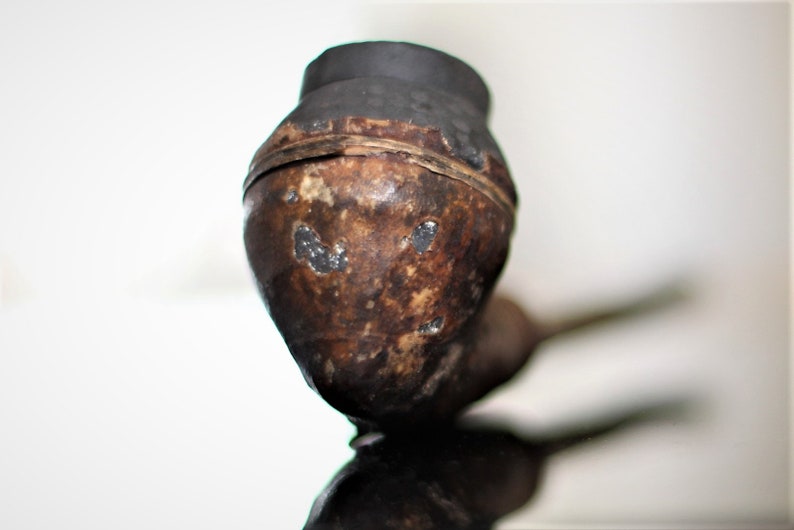 Rare Ancient West African Clay Pipe, Rustic Smoking Pipe, Estate Pipe ...