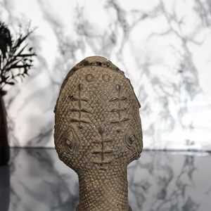 Benin Bronze Snake Head, Rare, Very Old With a Lovely Patina, Benin ...