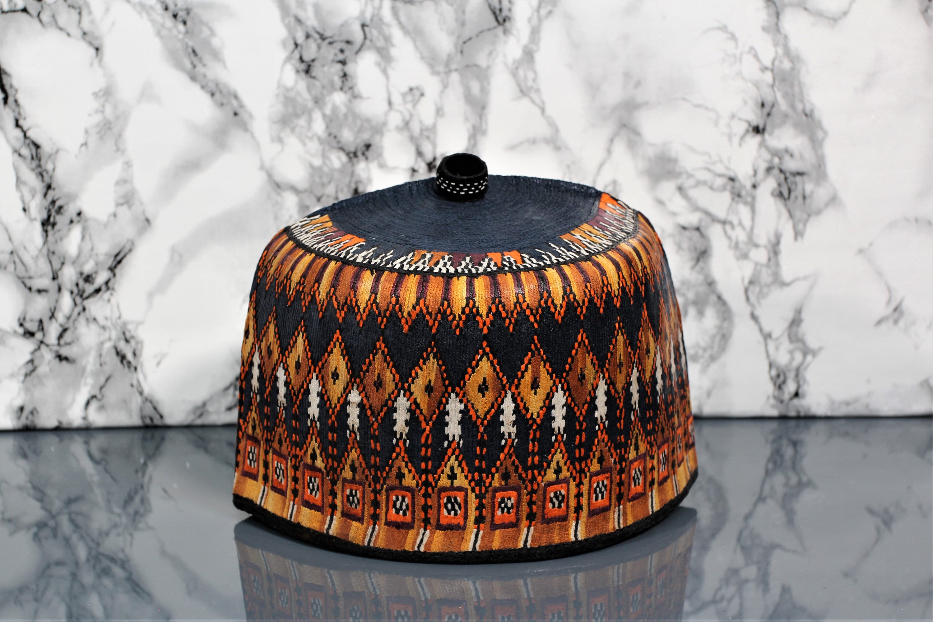 African Kufi Cap, Hausa Cap, Mallam Cap, Fulani Hat, African Mens Hat ...