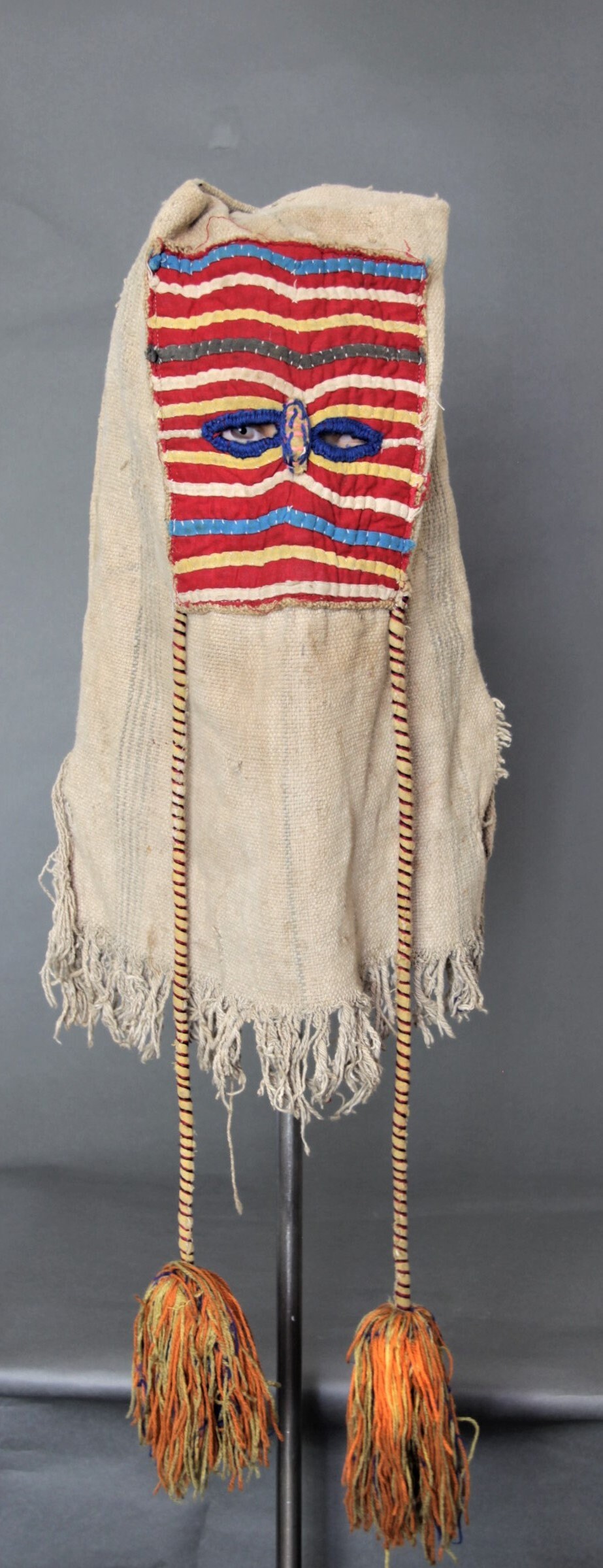 Masquerade Fabric Mask , Vintage African Fabric Mask, African ...