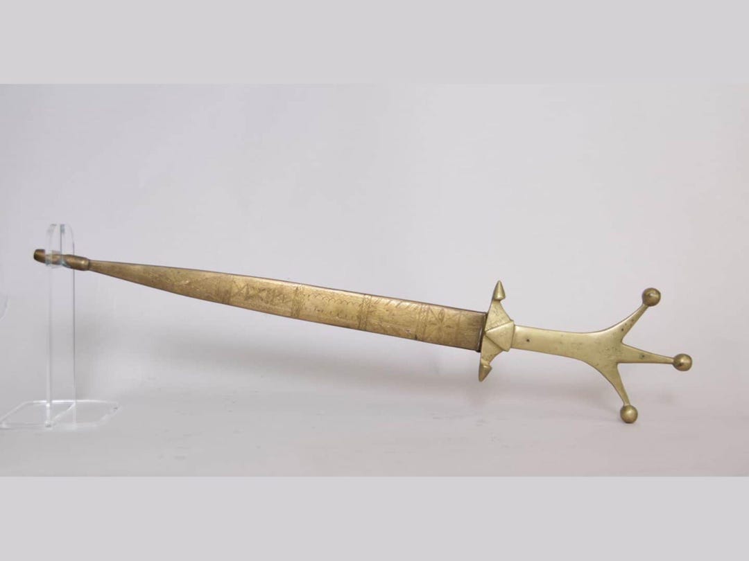 African Vintage Tuareg Tribal Dagger (1960's), A Rare Antique ...