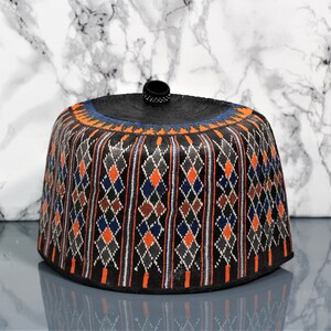African Kufi Cap, Hausa Cap, Mallam Cap, Fulani Hat, African Mens Hat ...