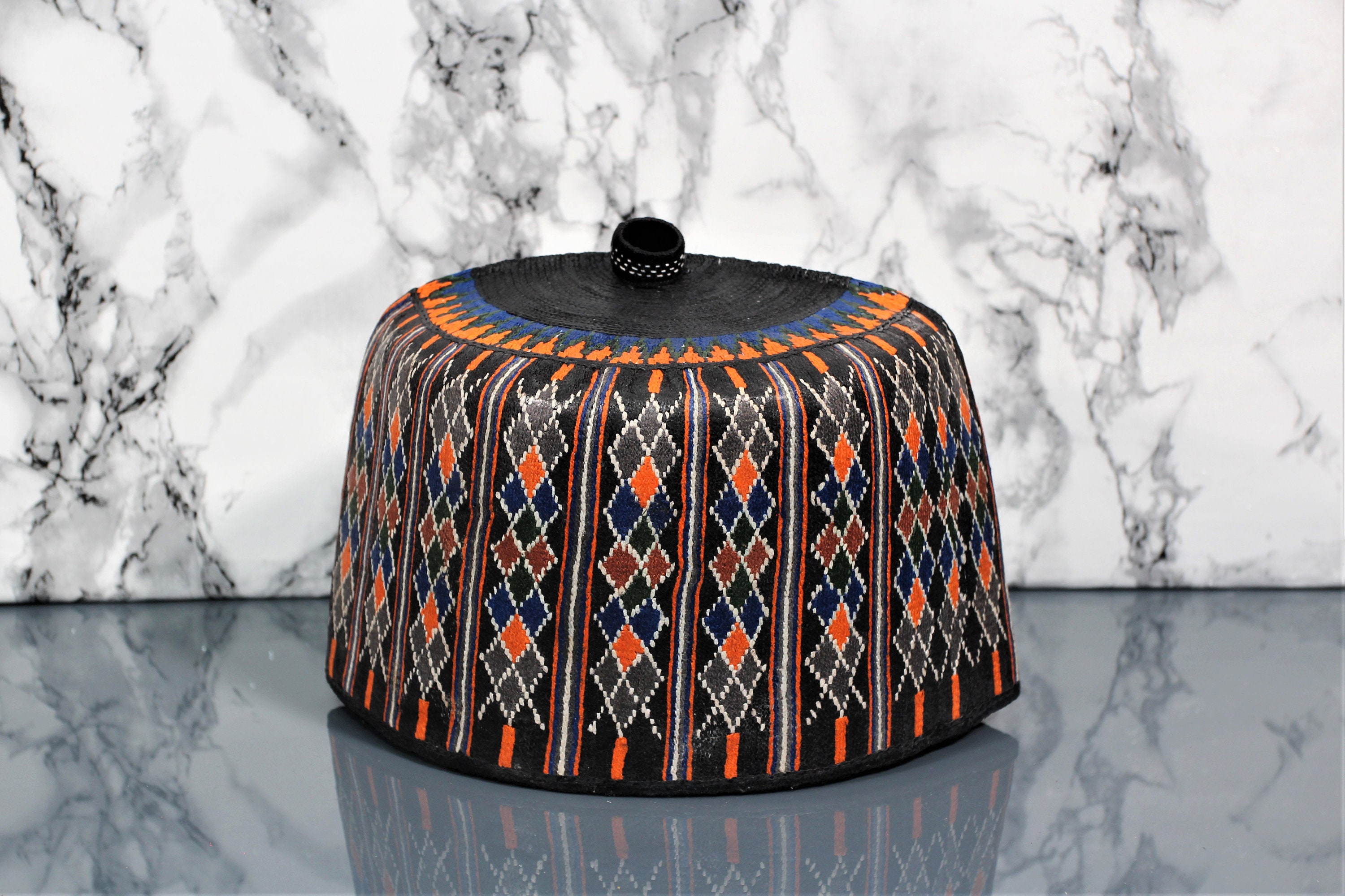 African Kufi Cap, Hausa Cap, Mallam Cap, Fulani Hat, African Mens Hat ...