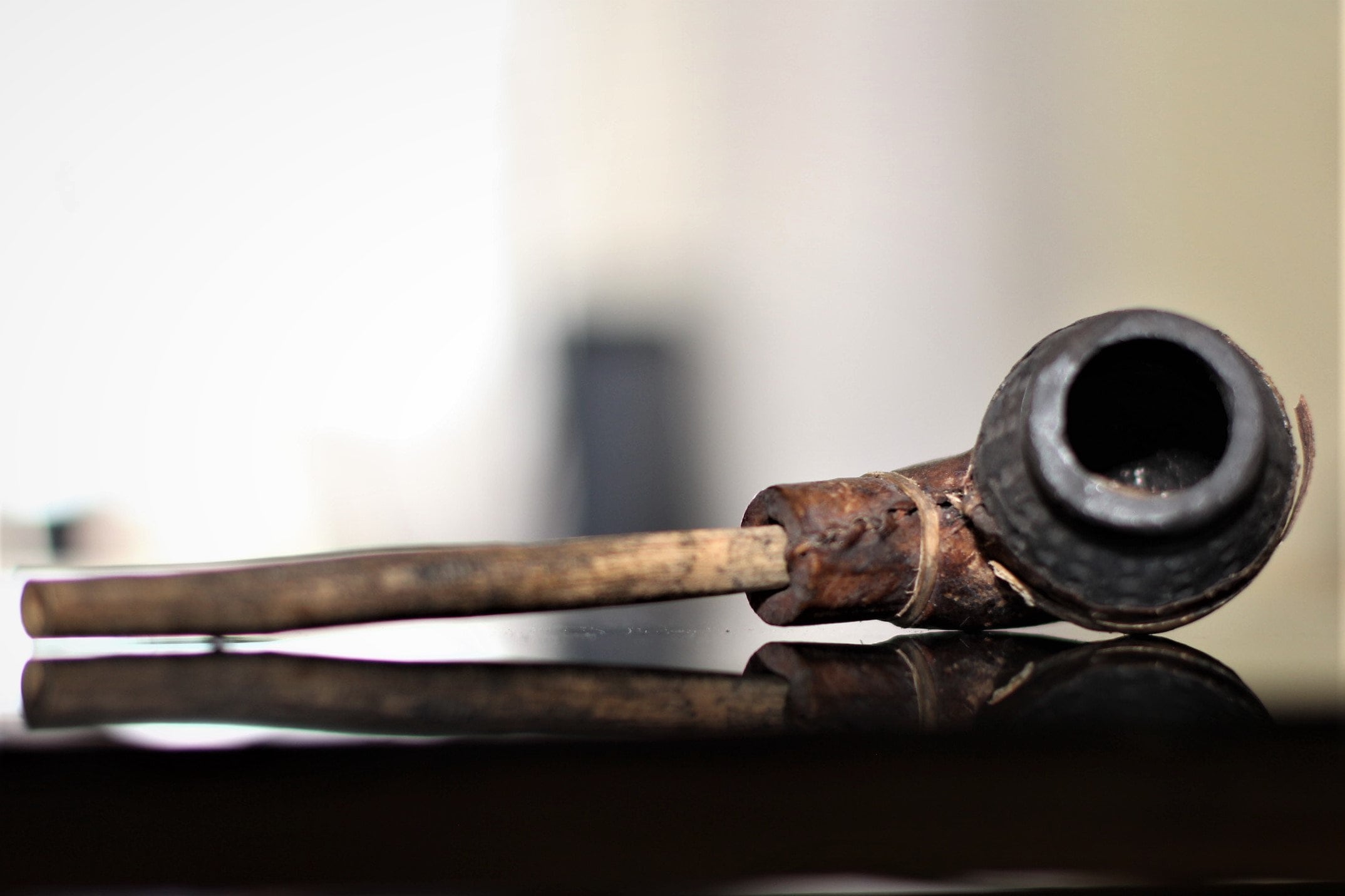 Rare Ancient West African Clay Pipe, Rustic Smoking Pipe, Estate Pipe ...