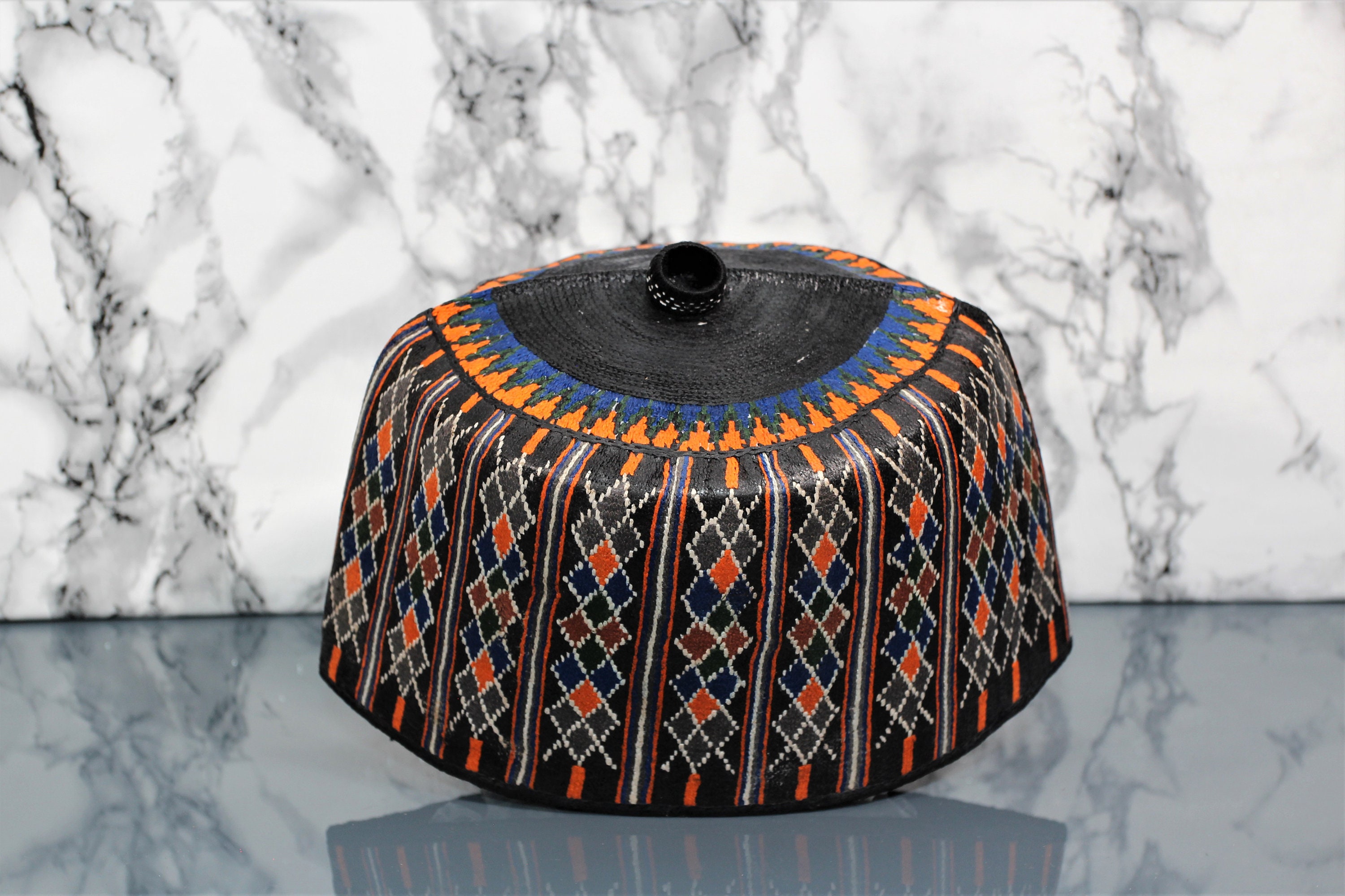 African Kufi Cap, Hausa Cap, Mallam Cap, Fulani Hat, African Mens Hat ...