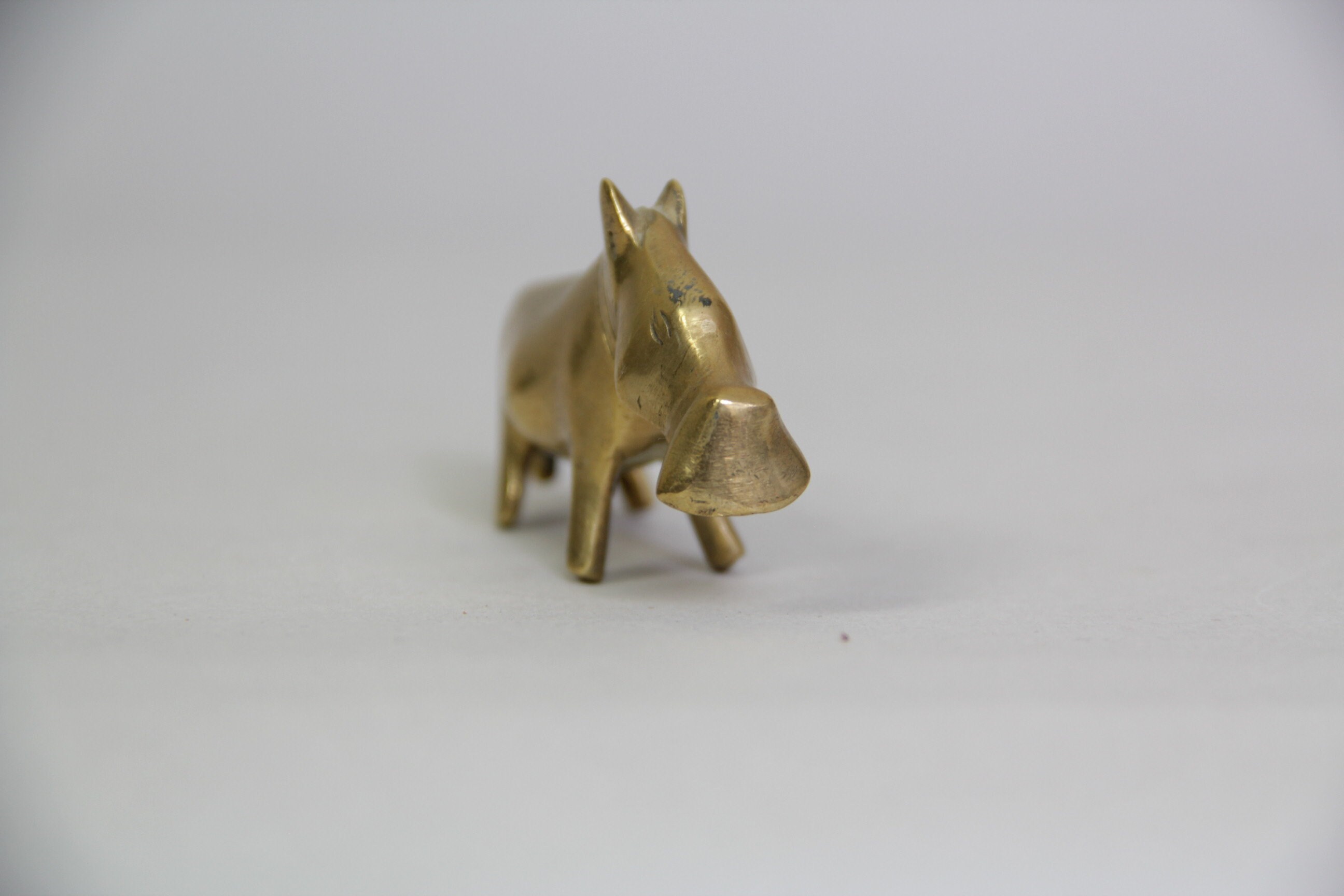 Brass Hippo, Miniature Brass Hippo, Cute Hippo, Hand Made Hippo ...