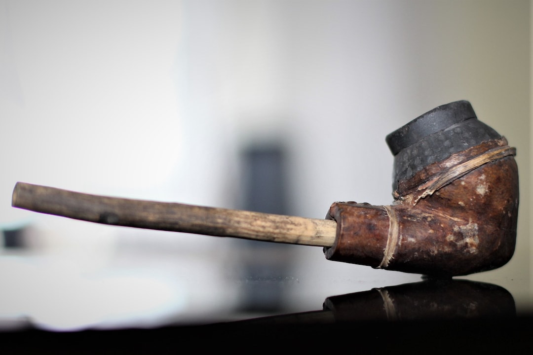 Rare Ancient West African Clay Pipe, Rustic Smoking Pipe, Estate Pipe ...