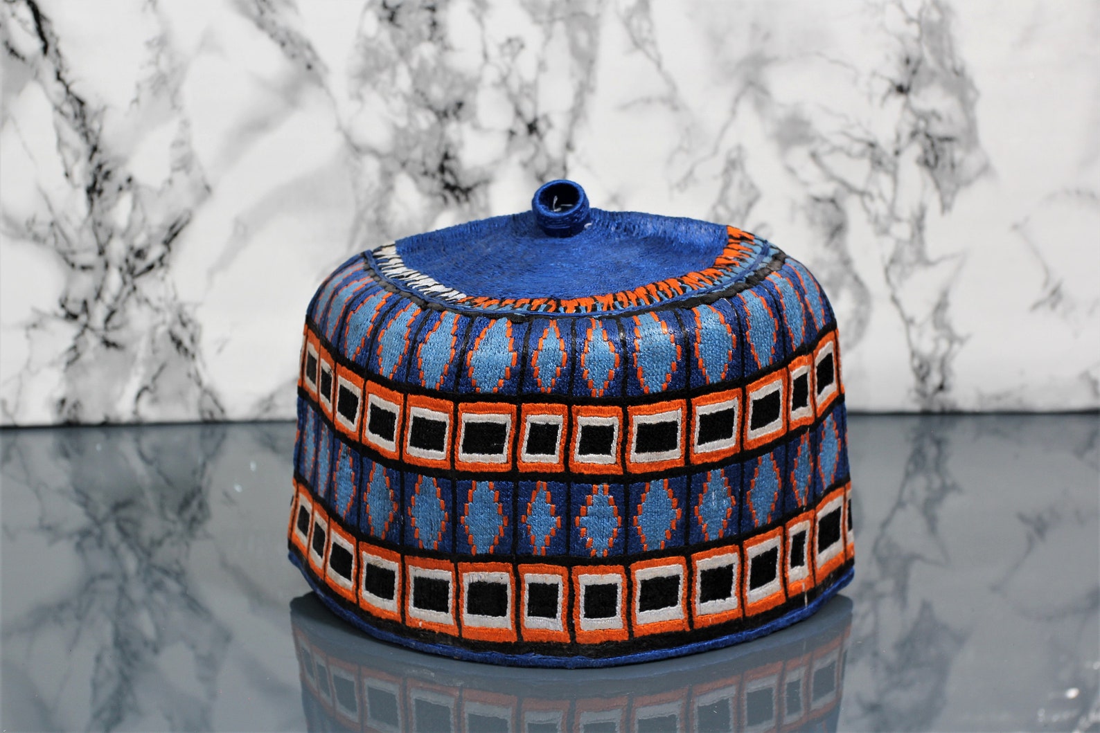 African Kufi Cap, Hausa Cap, Mallam Cap, Fulani Hat, African Mens Hat ...