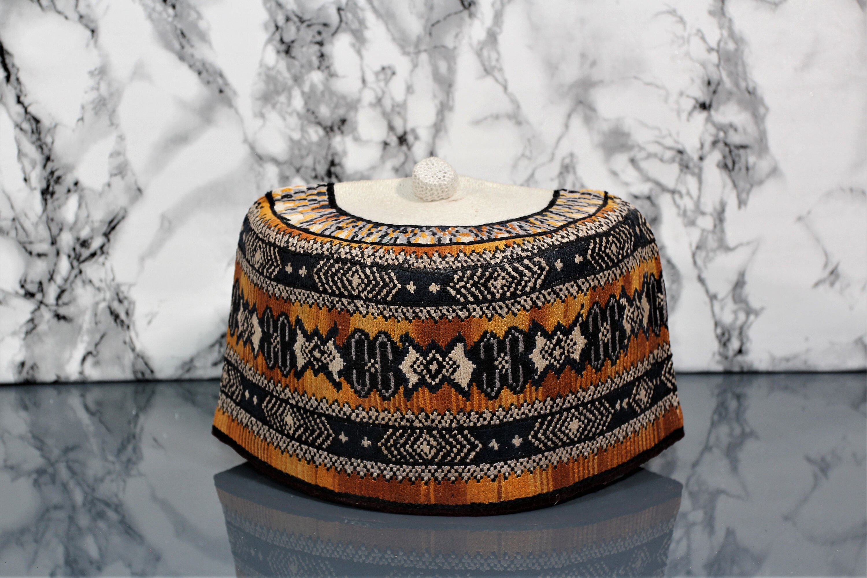 African Kufi Cap, Hausa Cap, Mallam Cap, Fulani Hat, African Mens Hat ...