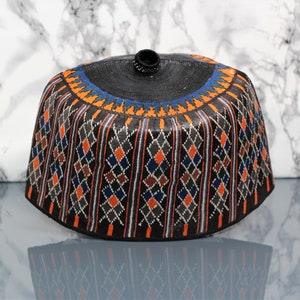 African Kufi Cap, Hausa Cap, Mallam Cap, Fulani Hat, African Mens Hat ...