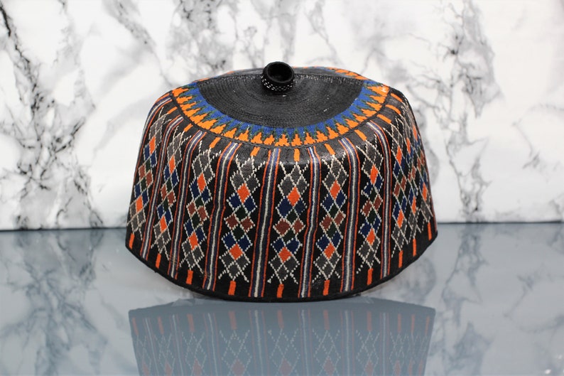 African Kufi Cap, Hausa Cap, Mallam Cap, Fulani Hat, African Mens Hat ...