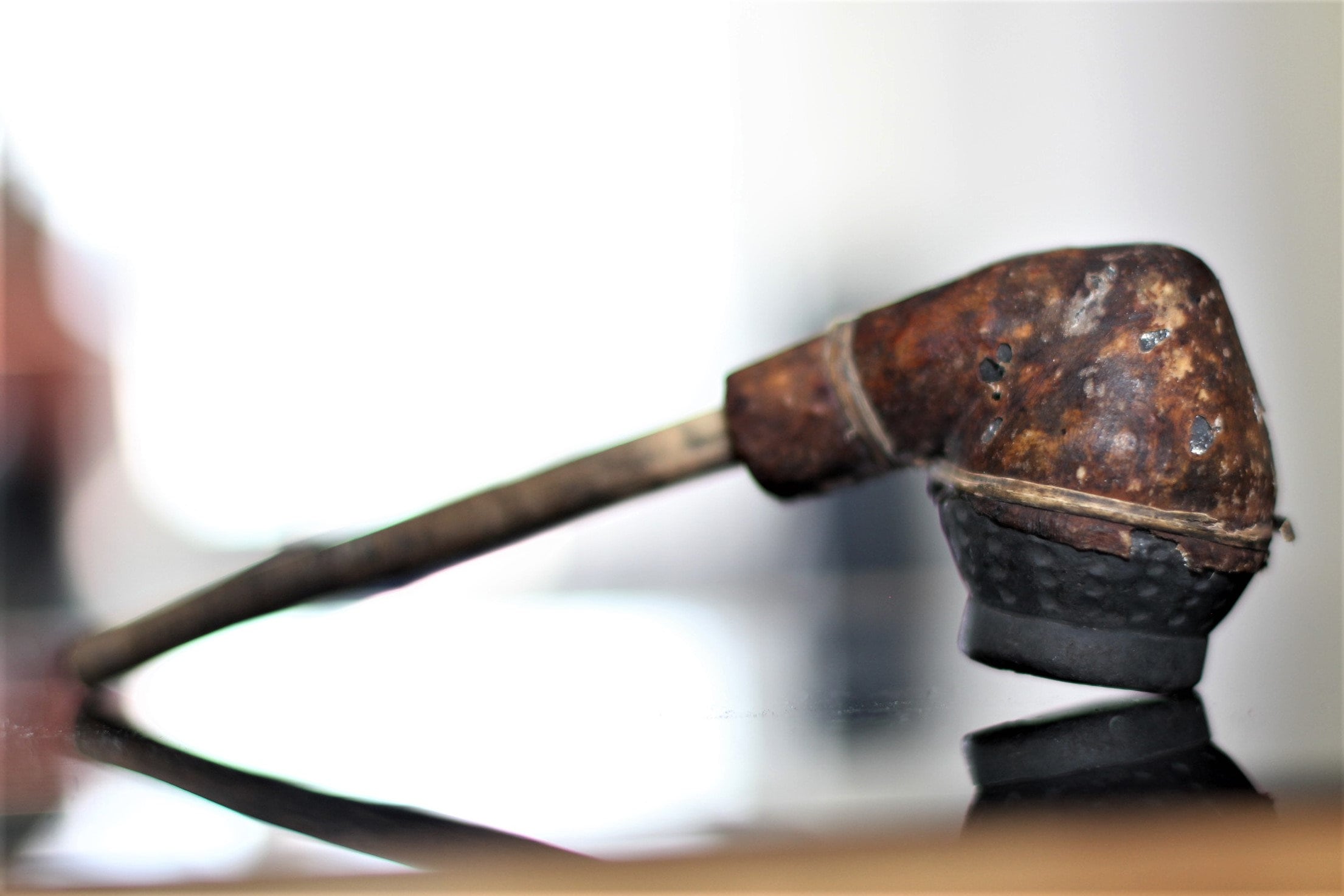 Rare Ancient West African Clay Pipe, Rustic Smoking Pipe, Estate Pipe ...