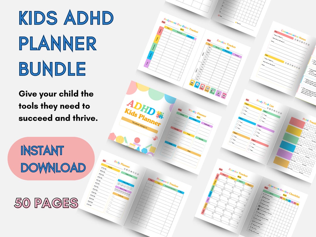 Kids ADHD Workbook, Adhd Activities, Kids ASD Worksheets Printable Kids ...