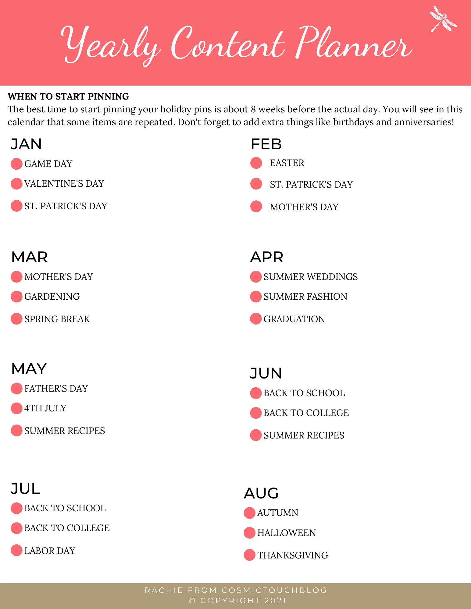 The Ultimate Pinterest Checklist Instant Download - Etsy