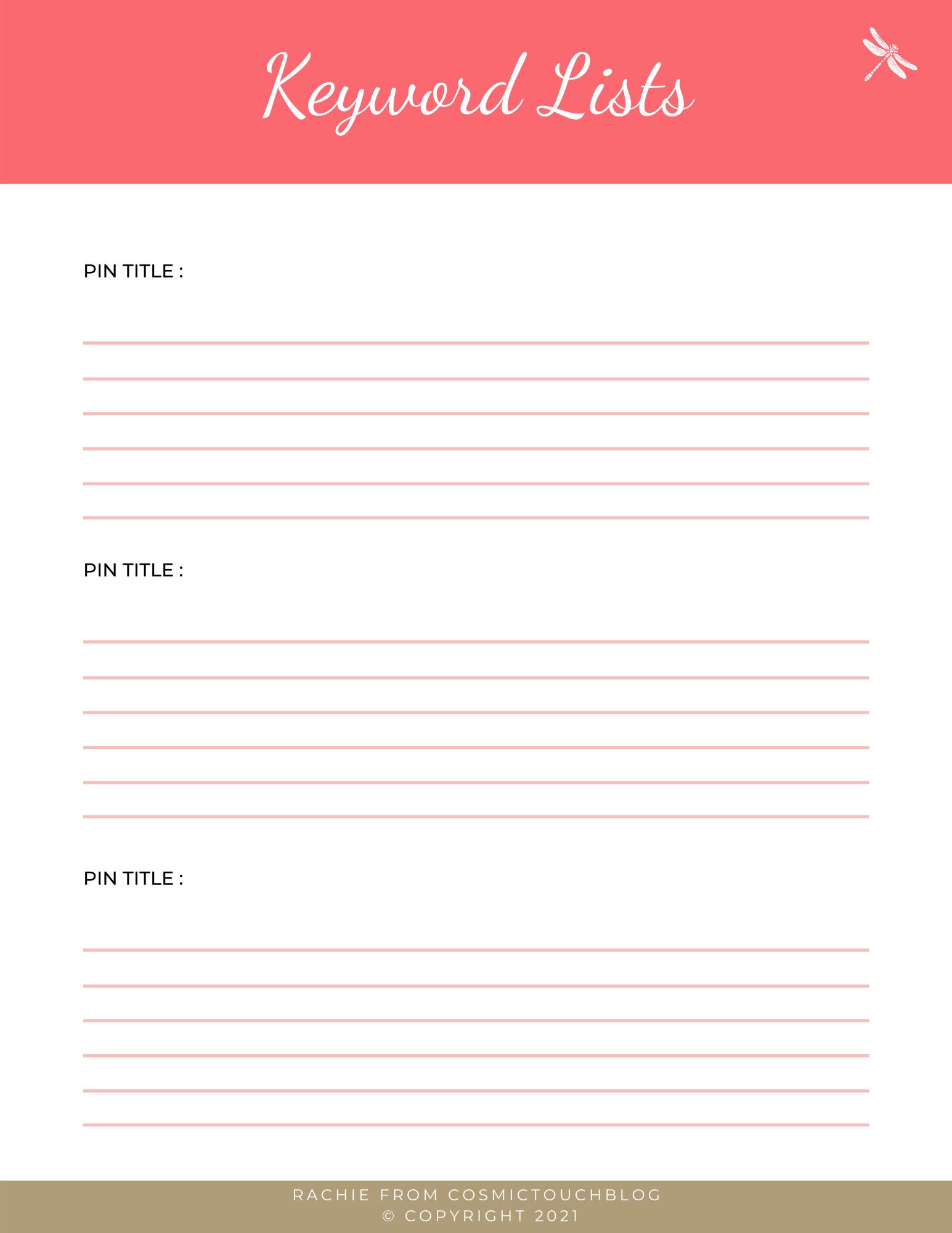 The Ultimate Pinterest Checklist Instant Download - Etsy