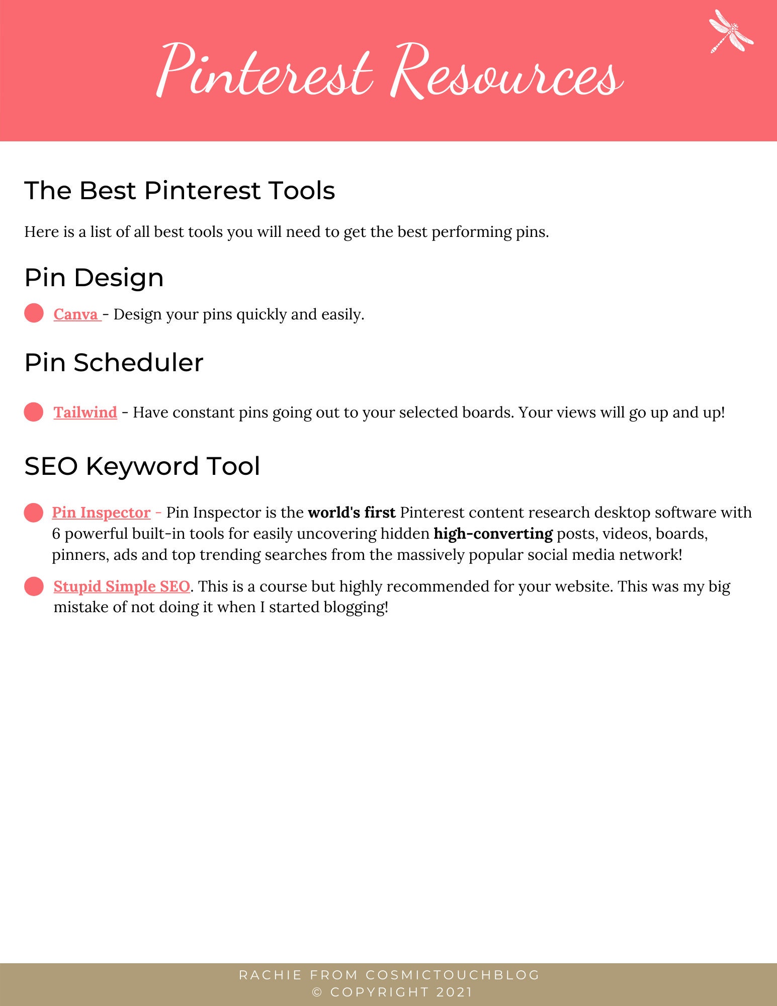 The Ultimate Pinterest Checklist Instant Download - Etsy