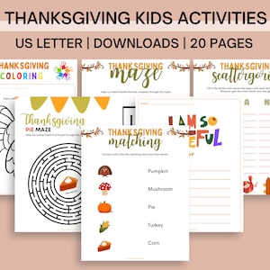 Thanksgiving Activity Printable, Thanksgiving Coloring, I Am Thankful ...