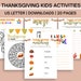 Thanksgiving Activity Printable, Thanksgiving Coloring, I Am Thankful ...