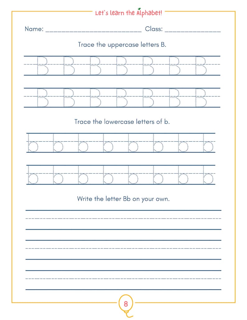 130 Pages of ABC Alphabet Printable Worksheets | Tracing Name ...