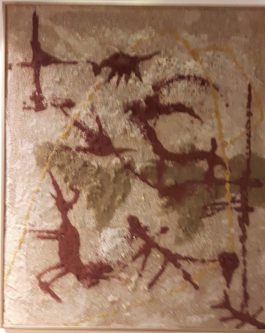 1cave Painting, Sand Painting on Pressboard, Unique - Etsy