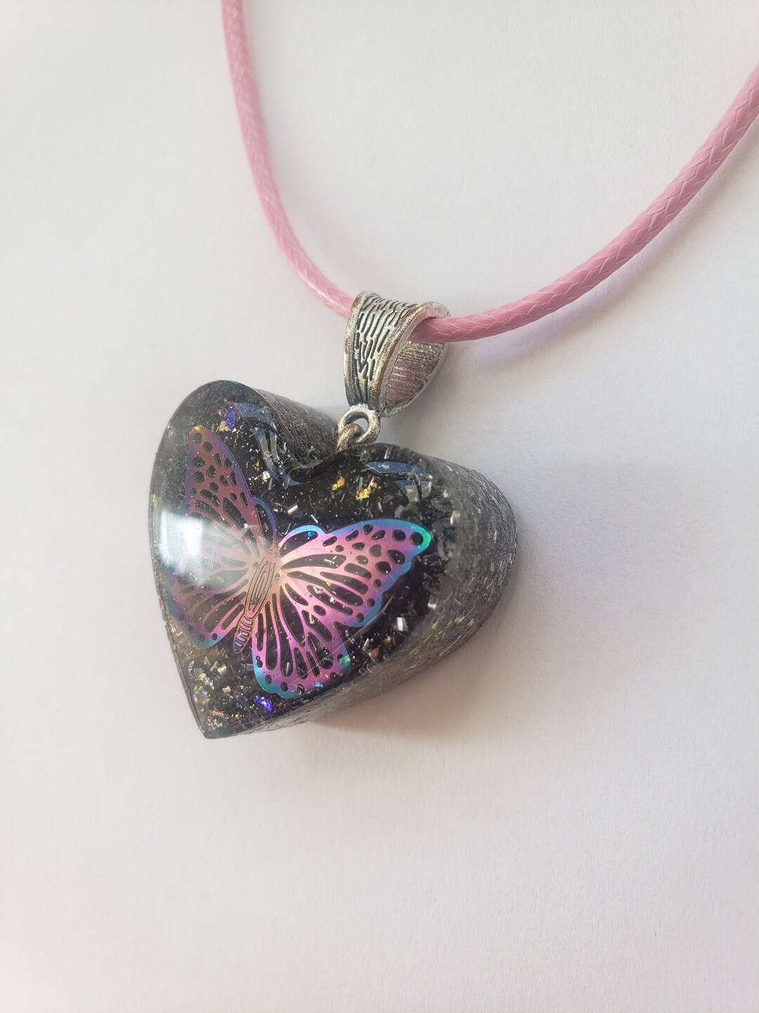 Great Orgonite Butterfly Pendant With Shungite and Copper for Children ...