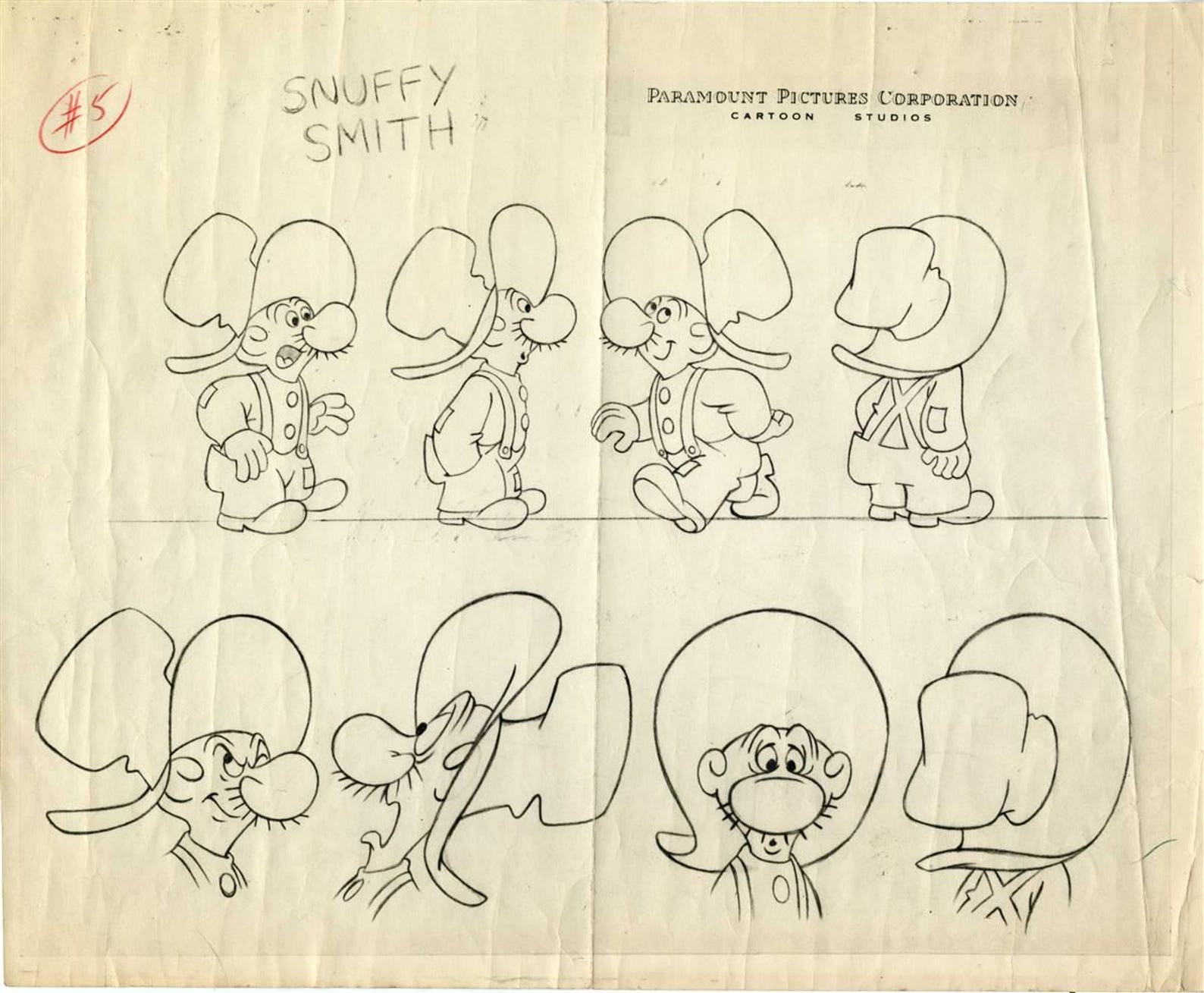 Original Photostat of Snuffy Smith From Snuffy Smith (1960s) - Etsy
