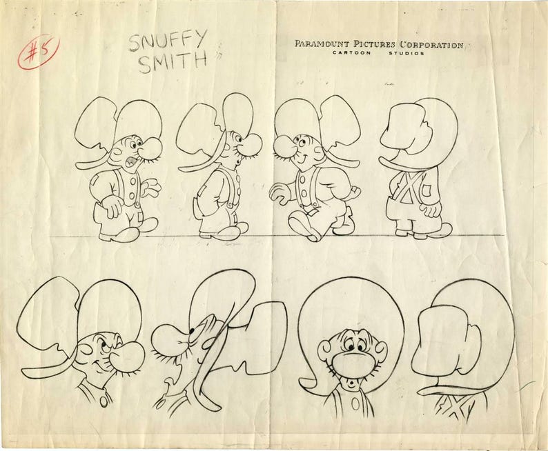Original Photostat of Snuffy Smith From Snuffy Smith (1960s) - Etsy