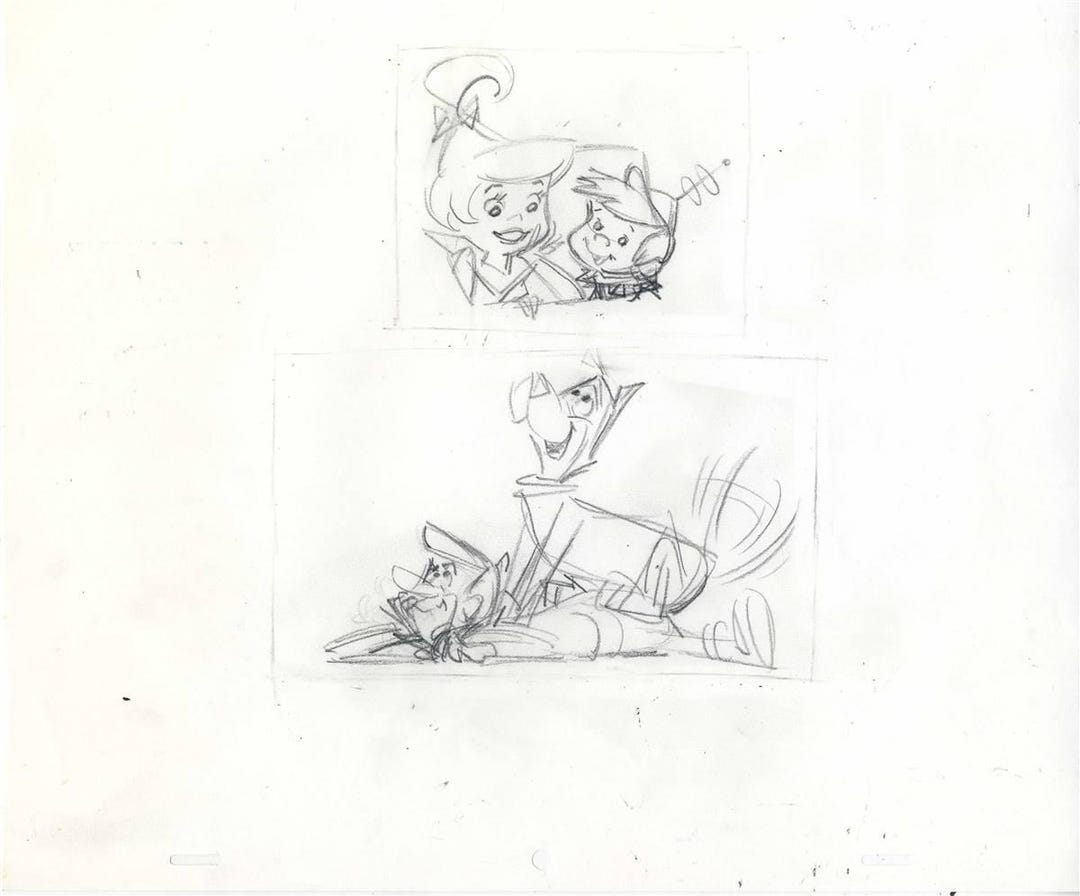 Original Publicity Drawing of the Jetsons From the Jetsons (1990s/00s ...