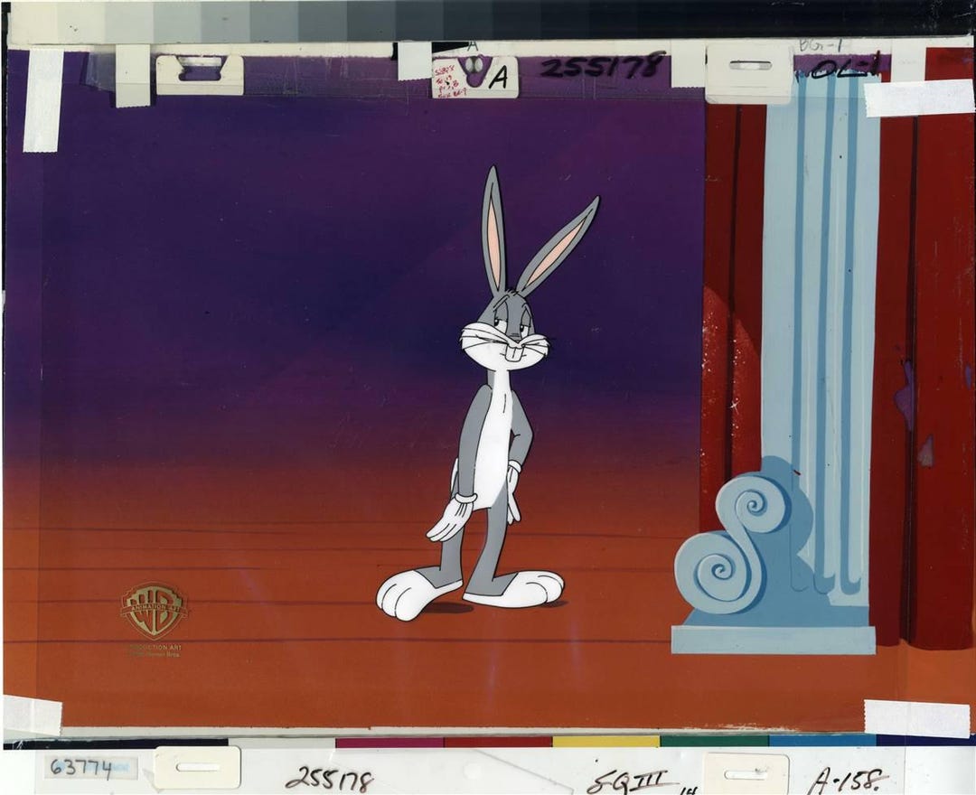 Original Production Cel of Bugs Bunny From Blooper Bunny (1997) - Etsy