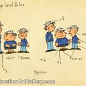 Original Color Model Cel of Some Bullies From Race for Your Life ...