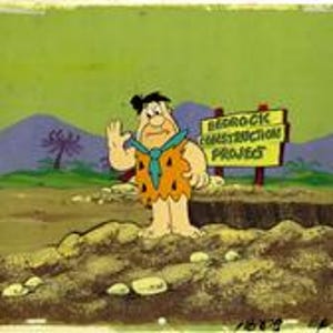 Original Production Cel of Fred Flintstone From the Flintstones (1970s ...