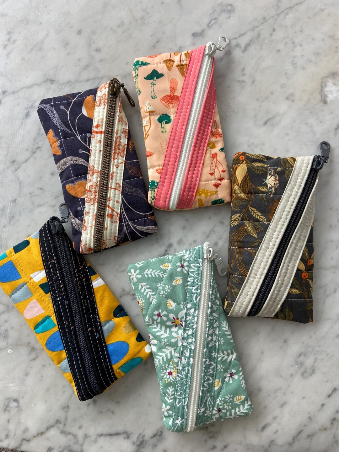 Tiny Rectangle Hemingway Zipper Pouch - Etsy